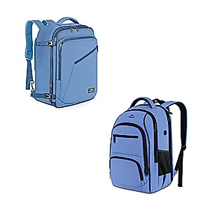 MATEIN Cute Backpack for Women, Expandable Carry on Backpacks for Nurses, Backpacks for Travel, 17 Inch Laptop Backpack