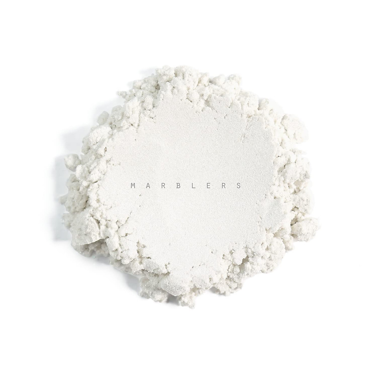MARBLERS White Mica Powder Colorant [Cream White] 3oz (85g) | Cosmetic | Epoxy Resin Pigment | Dye | Non-Toxic, Vegan, Cruelty-Free | Lip Gloss, Nails, Body Butter | Bath Bomb, Candle & Soap Making