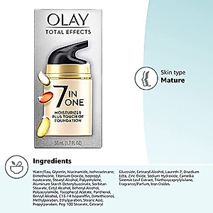 Olay Total Effects Face Moisturizer + Touch of Foundation, 1.7 fl oz