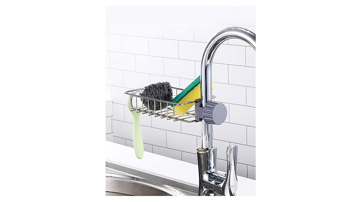 Stainless Steel Kitchen Sink Caddy - Organize Your Space