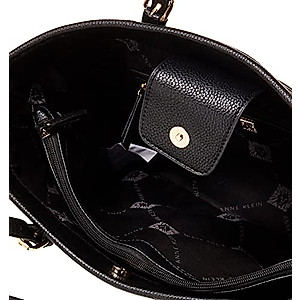 Anne Klein womens Carry All tote, Black, One Size US