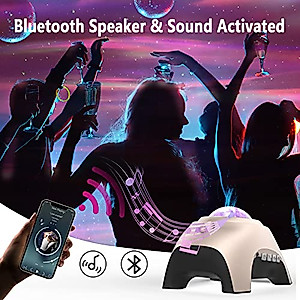 AIRIVO Northern Lights Aurora Projector (Black+ Gold)