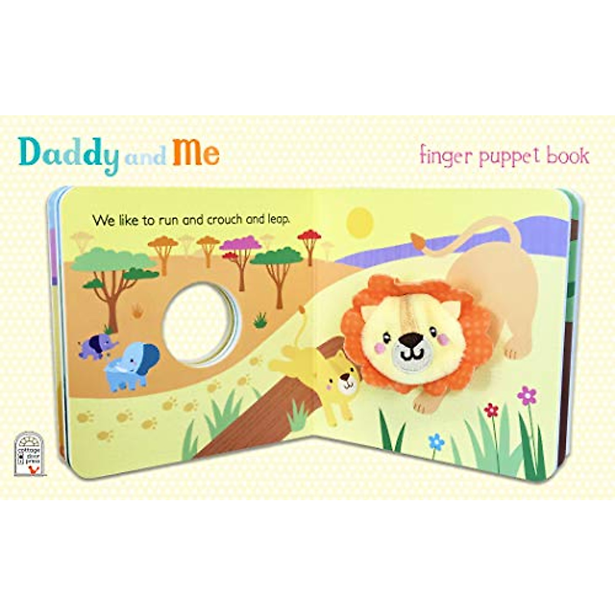 Daddy And Me Children's Finger Puppet Board Book, Suitable for all ages