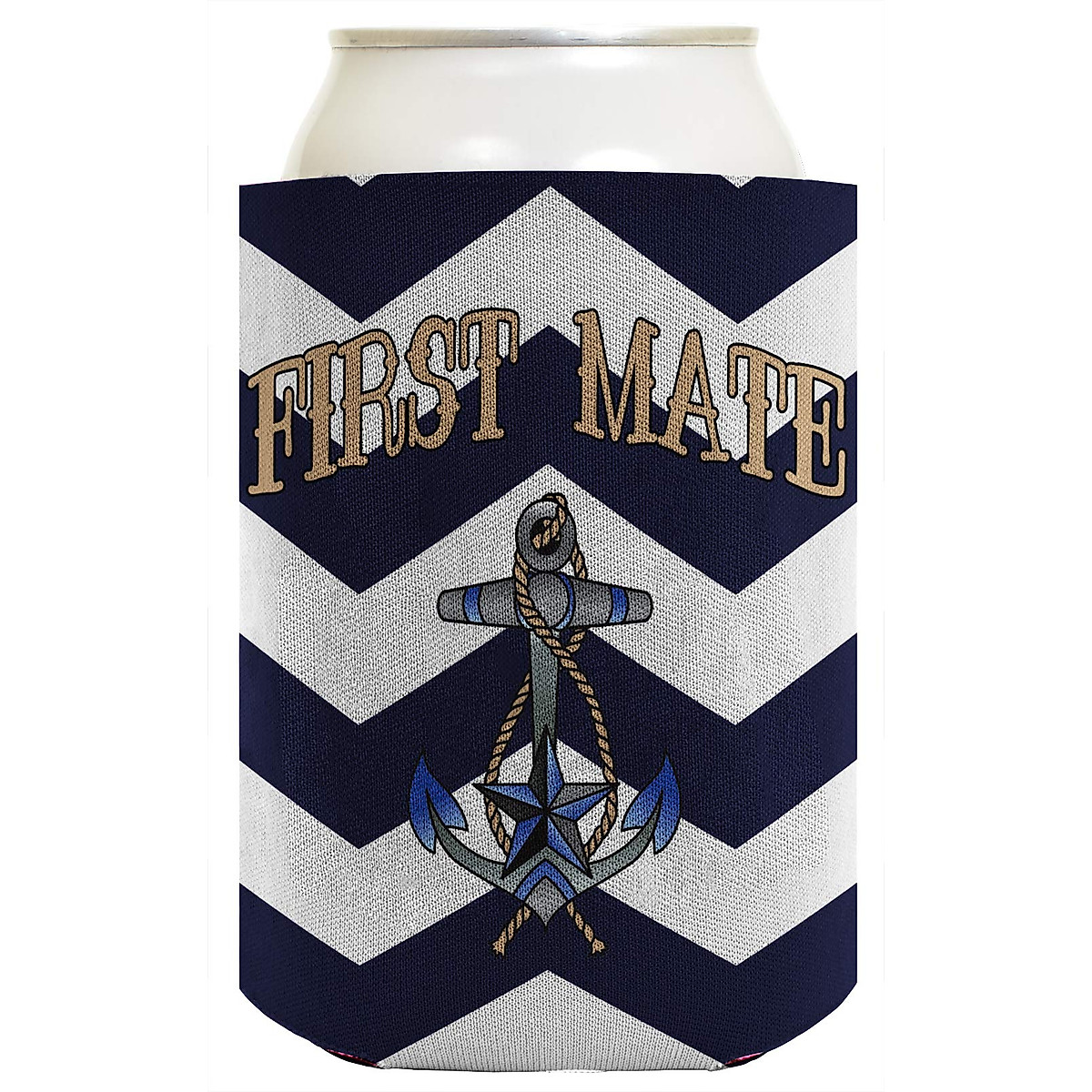 Beer Coolie Nautical Gift Bundle Captain Sailing Boat 6 Pack Can Coolie Drink Coolers Coolies Multi