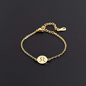 Augonfever Taurus Zodiac Anklet Gold Horoscopes Charms Jewelry Accessories 12 Constellations Gifts for Girls Women Birthday