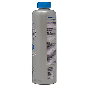 LEISURE TIME A-02 Bright and Clear Clarifier for Spas and Hot Tubs (2 Pack), 1 Quart & Leisure Time 12X1QT Enzyme Simple Care for Spas and Hot Tubs, 32 fl oz