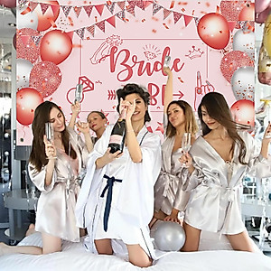 Bachelorette Party Backdrop,Bride to Be Backdrop Banner Sign Poster,Large Fabric Rose Gold Bride to Be Sign Photo Backdrop Background for Bachelorette Party Decoration (Rose Gold)