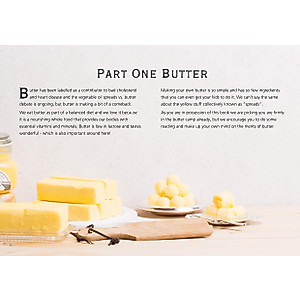 Wooden Butter Paddles and Butter Making Recipe Book Gift Bundle