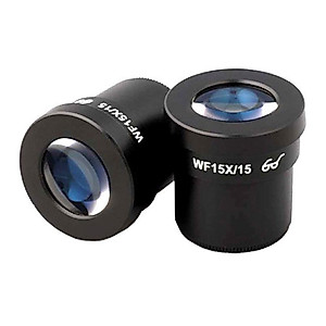 AmScope EP15X30 Pair of Super Widefield 15X Microscope Eyepieces (30mm)