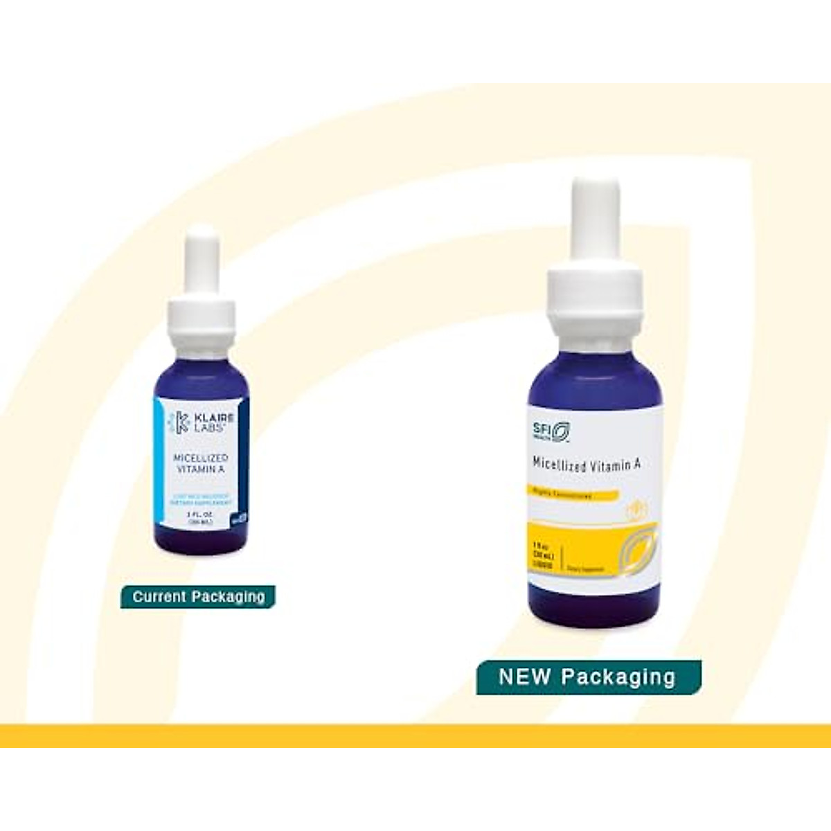 Klaire Labs Micellized Vitamin A Liquid 5000 IU VIT A Per Drop - Vitamin A Palmitate & Beta Carotene Drops - Eye & Immune Support - Hypoallergenic Bioavailable Liquid Supplement (1 oz / 600 Servings)