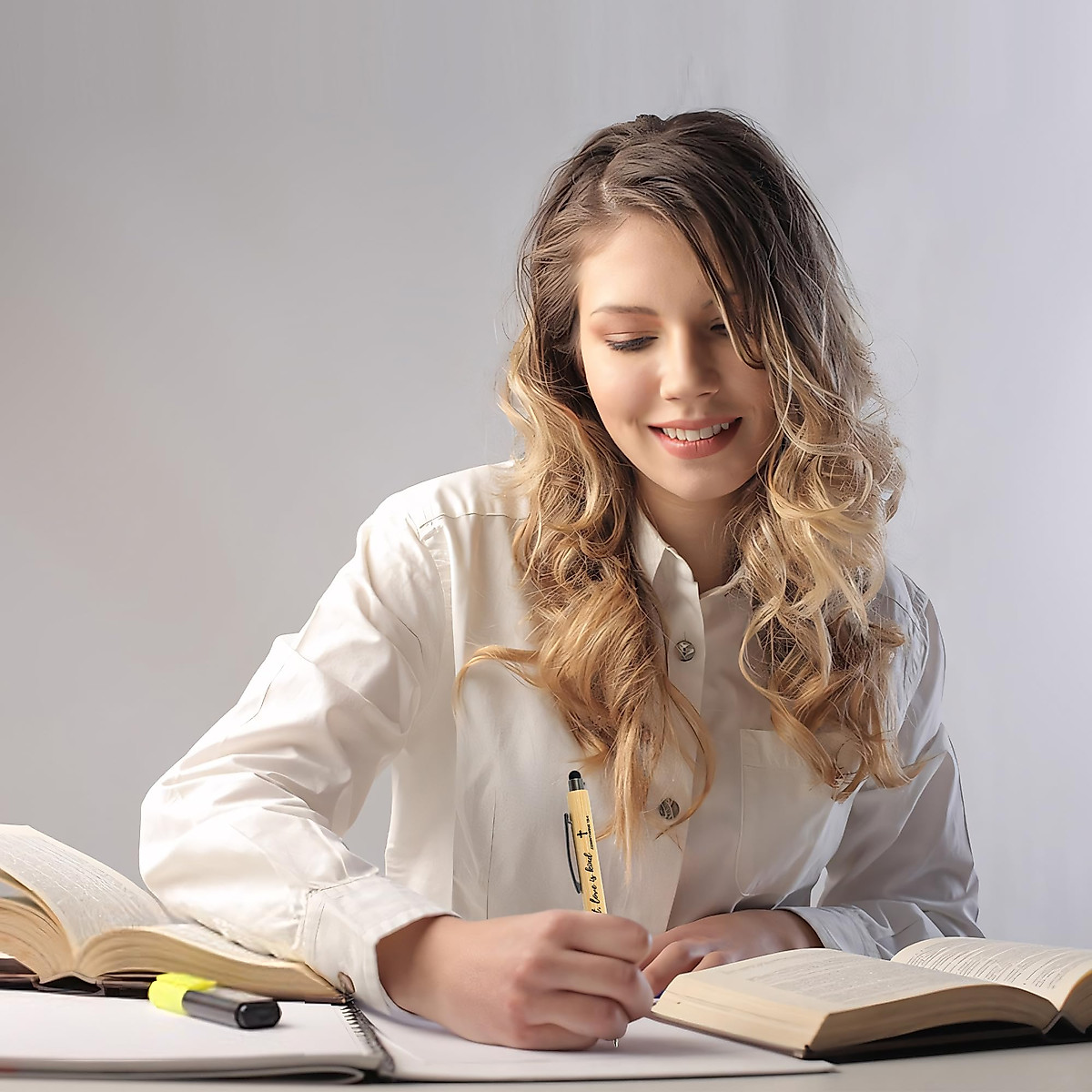 INSADA Bible Inspirational Stylus Pens Bulk Christian Pens with Scripture Great for All Ages Office and School Also Makes Great Gifts （10 Count）