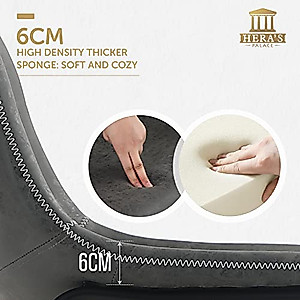 HERA'S PALACE PU Faux Leather Bar Stools Set of 2, 30" Pub Chairs with Back and Footrest, Modern & Stylish, Armless Bar Height Stool Chairs with Metal Legs for Home, Bar, Coffee Shops