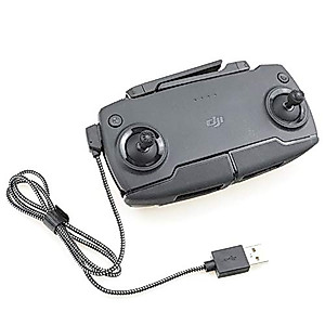 Hanatora Nylon Braided Remote Controller USB Charging Cable Cord for DJI Mavic 2 Pro/Zoom,Mavic Mini,Mini SE,Mavic Pro,Mavic Air,Spark Drone,Control Accessories