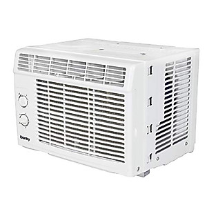 Danby DAC050MB1WDB 5,000 Window Air Conditioner, 2 Cooling and Fan Settings, Easy to Use Mechanical Rotary Controls, Ideal for Rooms Up to 150 Square Feet, 5000 BTU, White