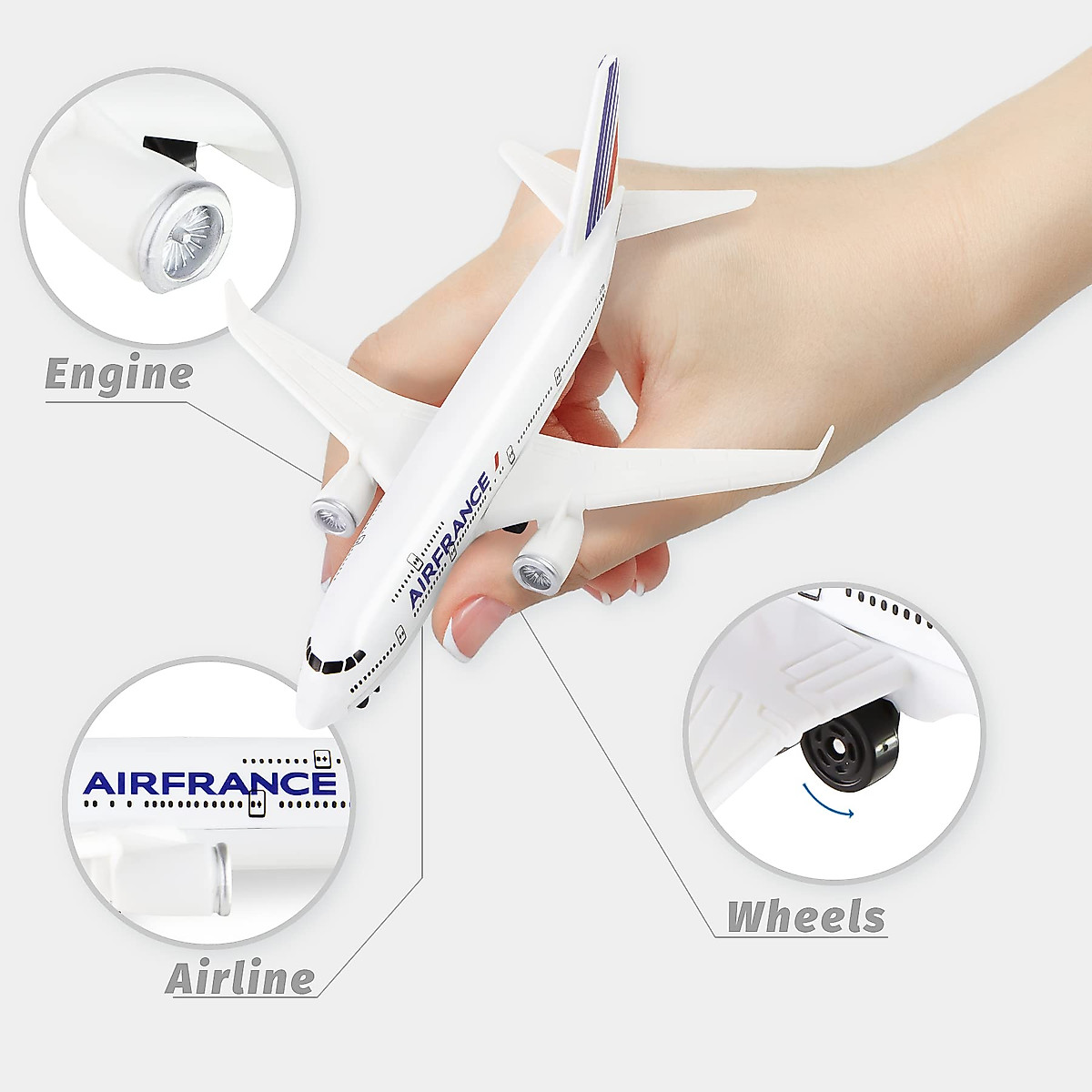 Joylludan Model Planes France Model Airplane Plane Aircraft Model for Collection & Gifts