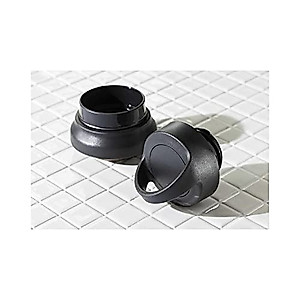 Tiger Corporation Stainless Steel Vacuum Insulated Bottle with Handle, 20-Ounce, Black (MCZ-S060)