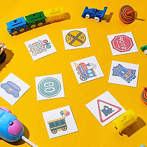 144 Pieces Train Temporary Tattoo Train Party Toddler Tattoos Train Theme Boys Tattoos Railway Tattoo Decoration Kid Tattoos for Boys Fake Tattoo Sticker Birthday Party Supplies for kids