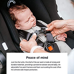 Bugaboo Turtle by Nuna Car Seat + Base - Compatible with Bugaboo Fox, Fox 2 and Lynx Strollers Only - Fits Infants 4 to 32 Pounds - 5-Point Safety Harness - Lightweight Car Seat - Black