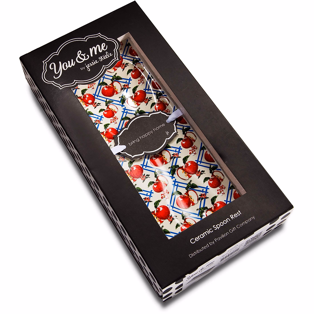 Pavilion Gift Company 49044 Apple of My Eye Spoon Rest, 8-1/2 by 3-5/8-Inch