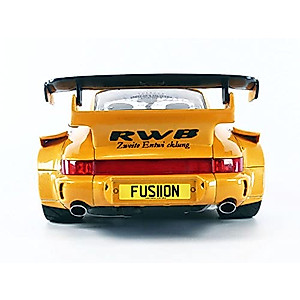 Solido S1807501 1:18 2011 RWB 964-Orange Porsche Collectible Miniature car, Orange