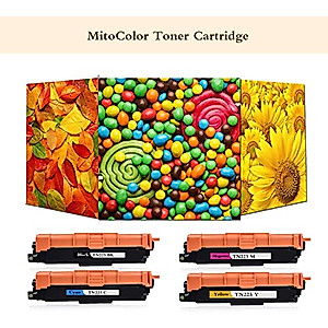 EAXIUCE TN223 TN223BK TN223C TN223M TN223Y Toner Cartridge Compatible for Brother TN-223 MFC-L3770CDW L3710CW L3750CDW L3730CDW HL-3210CW 3230CDW 3270CDW 3230CDN DCP-L3510CDW Printer | TN23 4PK