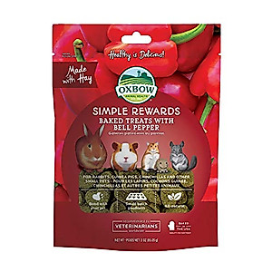 Oxbow Simple Rewards Baked Treats - Bell Pepper - 2 oz