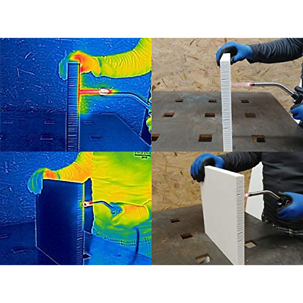 Lynn Manufacturing Ceramic Fiber Board Insulation, 2300F-Rated, 15" x 24" x 3/4", Pack of 2, for Boiler, Stove, Forge, Kiln, Baffle Board, 1022