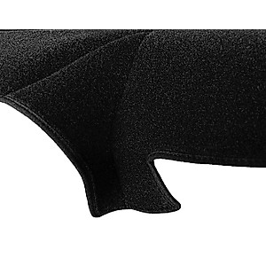 Yiz Dash Cover Mat Custom Fit for 1973-1980 Chevy Chevrolet C10 C20 C30 K10 K20 K30 Suburban K5 Blazer Pickup,GMC Jimmy C/K 15 25 35 1500 2500 Suburban Sierra,Dashboard Pad Carpet(73-80 Black) J74