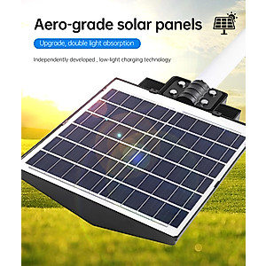 600W Solar Street Lights Outdoor ,20000mah high-capacity battery, 60000LM High Brightness LED Lamp, with Motion Sensor and Remote Control, for Parking Lot, Yard, Garden, Patio, Stadium, Piazza