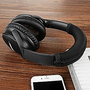 Geekria Headband Cover Compatible with Bose QC45 QuietComfort 35 II, QC35, QuietComfort 25, QC25 Headphones/Headband Protector/Headband Cover Cushion Pad Repair Part, Easy DIY Installation