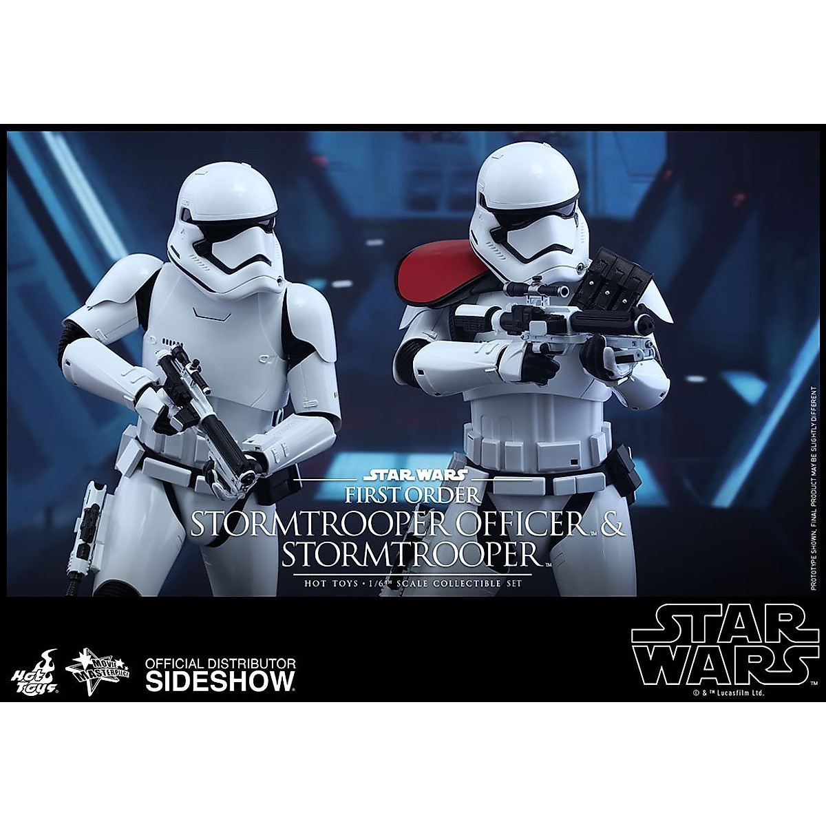 Hot Toys HT902604 1:6 Scale First Order Storm Trooper Officer and Twin Set Star Wars The Force Awakens Figure
