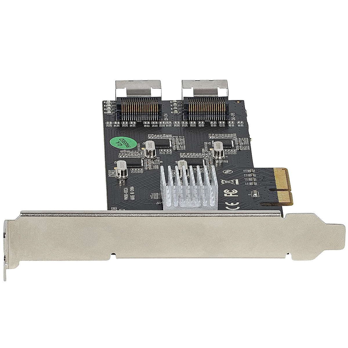 StarTech.com 8 Port SATA PCIe Card - PCI Express 6Gbps SATA Expansion Adapter Card with 4 Host Controllers - SATA PCIe Controller Card - PCI-e x4 Gen 2 to SATA III - SATA HDD/SSD (8P6G-PCIE-SATA-CARD)