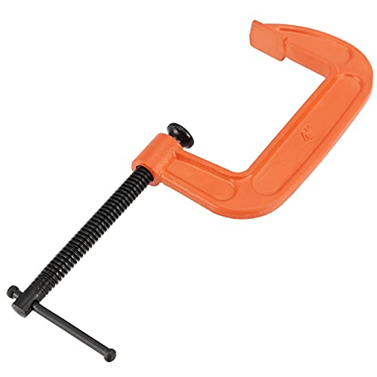 3 Pcs 3 Sizes C Clamp Set, 3" 4" 6" Jaw Opening Small C Clamp Kit, Malleable Iron Mini G Clamp for Woodworking, Orange