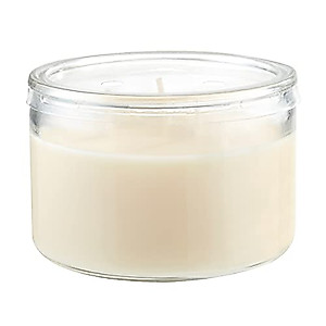 Candle-lite Scented Candles, Creamy Vanilla Swirl Fragrance, One 10 oz. Three Wick Aromatherapy Candle with 20-40 Hours of Burn Time, Off-White Color