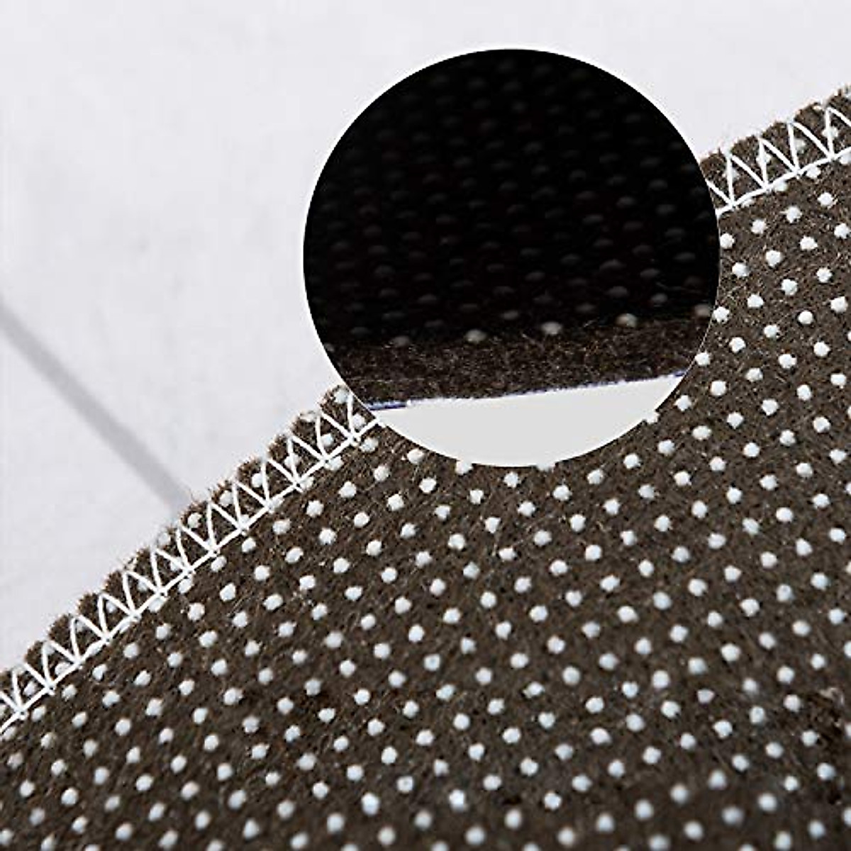 Olivefox Round Area Rugs Modern Black and White Checkered Lattice Pattern Super Soft Indoor Stain-Proof Carpet Floor Mat Anti-Skid Runner Rugs for Home Living Room, Bedroom, Dining Room, 4 Feet