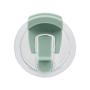 Pelican Hydration Pelican Traveler™ 22 oz Vacuum Insulated Tumbler - Stainless Steel Double Wall Travel with Dual Lid, Powder Coated Insulated Coffee Mug For Hot Cold Drinks, Sage