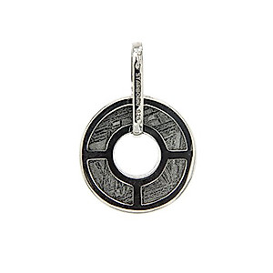 Starborn Creations Sterling Silver Muonionalusta Meteorite Pendant