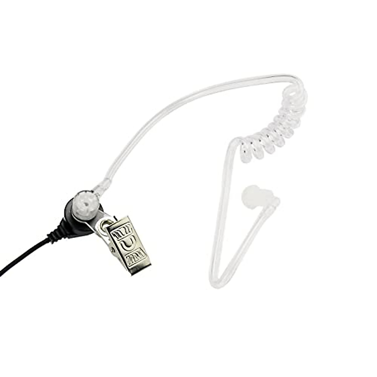 Retevis Two Way Radio Earpiece with Mic 2 Pin, Compatible with Motorola CP100D CP185 CP200 CP200D GP300 GP2000 Mag ONE BRP40 A8 HYT TC610 Two Way Radio, Acoustic Tube Walkie Talkie Earpiece(1 Pack)