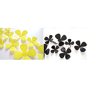 Amaonm® Removeable 3D DIY Nursery Flowers Wall Decals Stickers Murals Peel & Stick Home Decorations Art Decor for Kids Babys Girls Room Bedroom Offices Bathroom Living Room Classroom