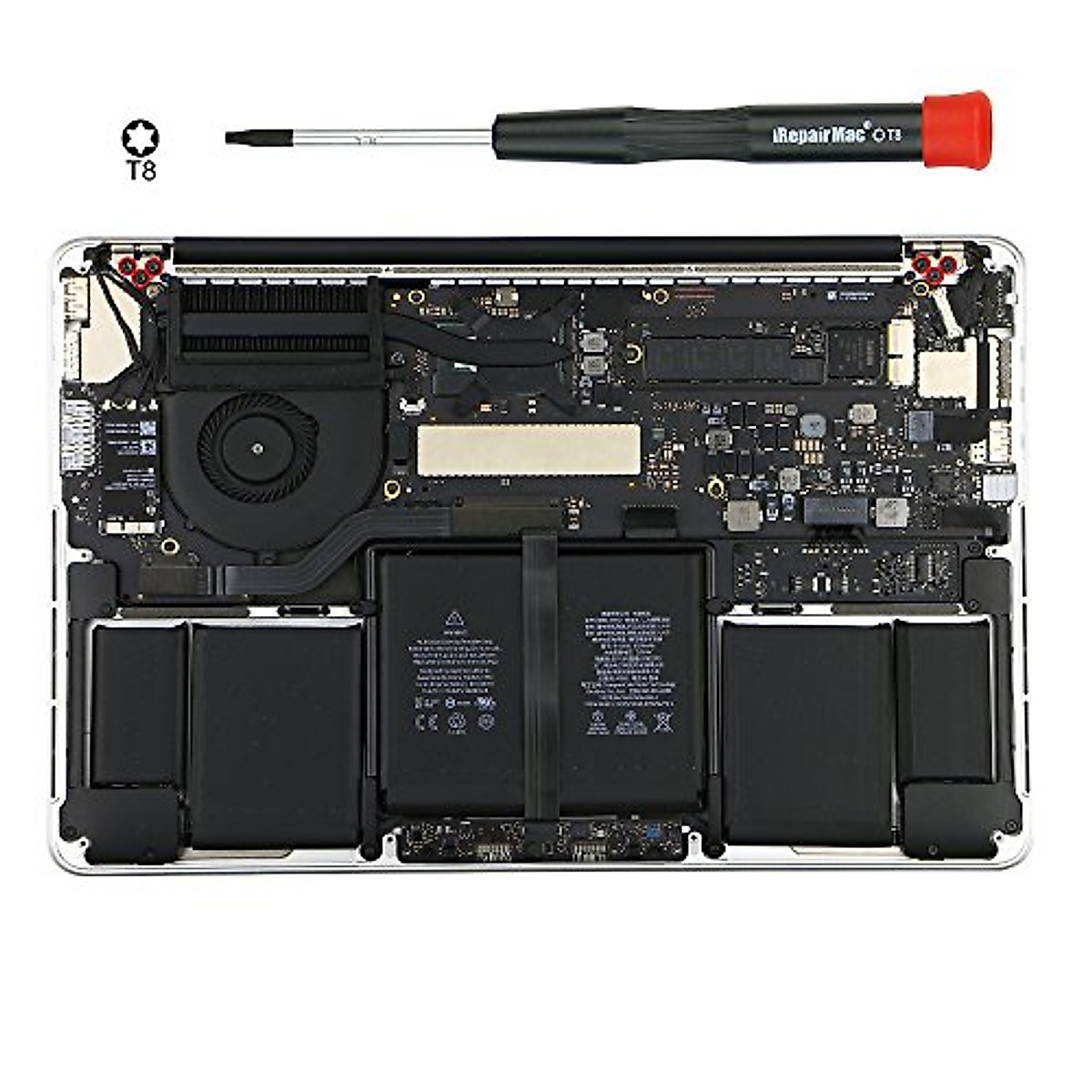 Pentalobe Bottom Screws and Screwdriver Set Compatible with MacBook Pro Retina 13" (A1425, A1502) and 15" (A1398)