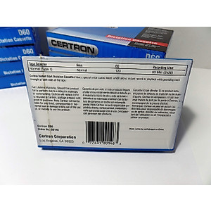 Blank Recording Audio Cassette D60 Minutes - 10 Cassettes per Order