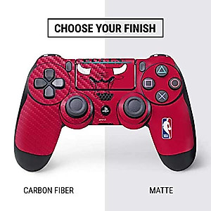 Skinit Decal Gaming Skin Compatible with PS4 Slim Bundle - Officially Licensed NBA Chicago Bulls Large Logo Design