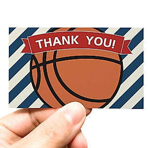 Basketball Thank you cards Encouragement Affirmation Surprise Notes Thank you We Appreciation you Pack of 100 3.5 x 2 Inch