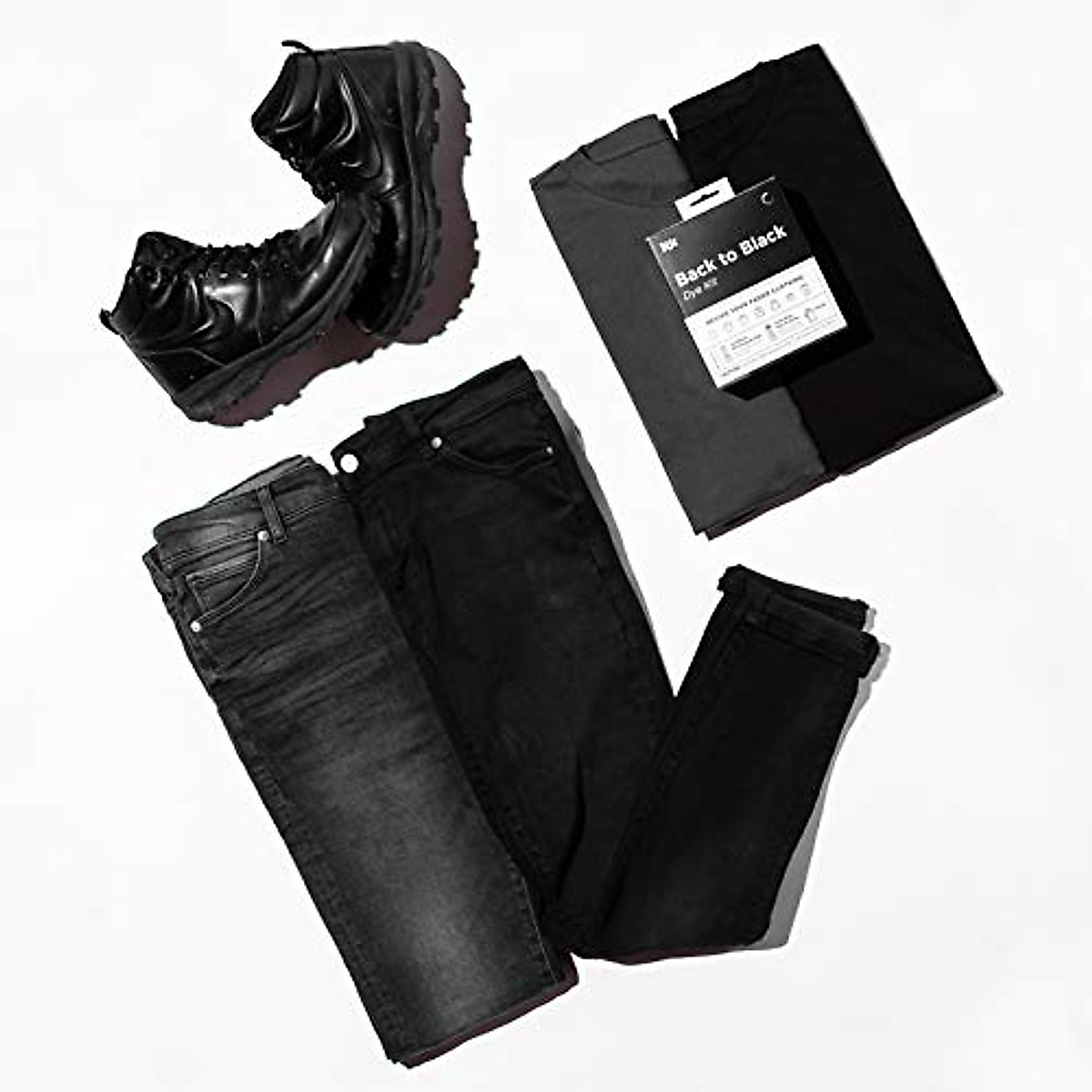 NAKOMA PRODUCTS 85857 RIT TIE DYE KIT BACK2BLACK, Back to Black