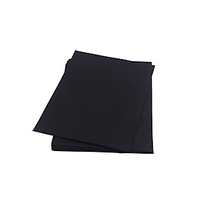 YYCRAFT Stiff Thick Felt Sheets Furniture Felt Pad to Protect Hardwood Floors from Scratches 9 X 12 Inch - 5 Pack，Black (Thickness:5mm)