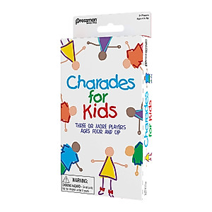 Pressman Charades for Kids Peggable - No Reading Required Family Game Multicolor ,5"
