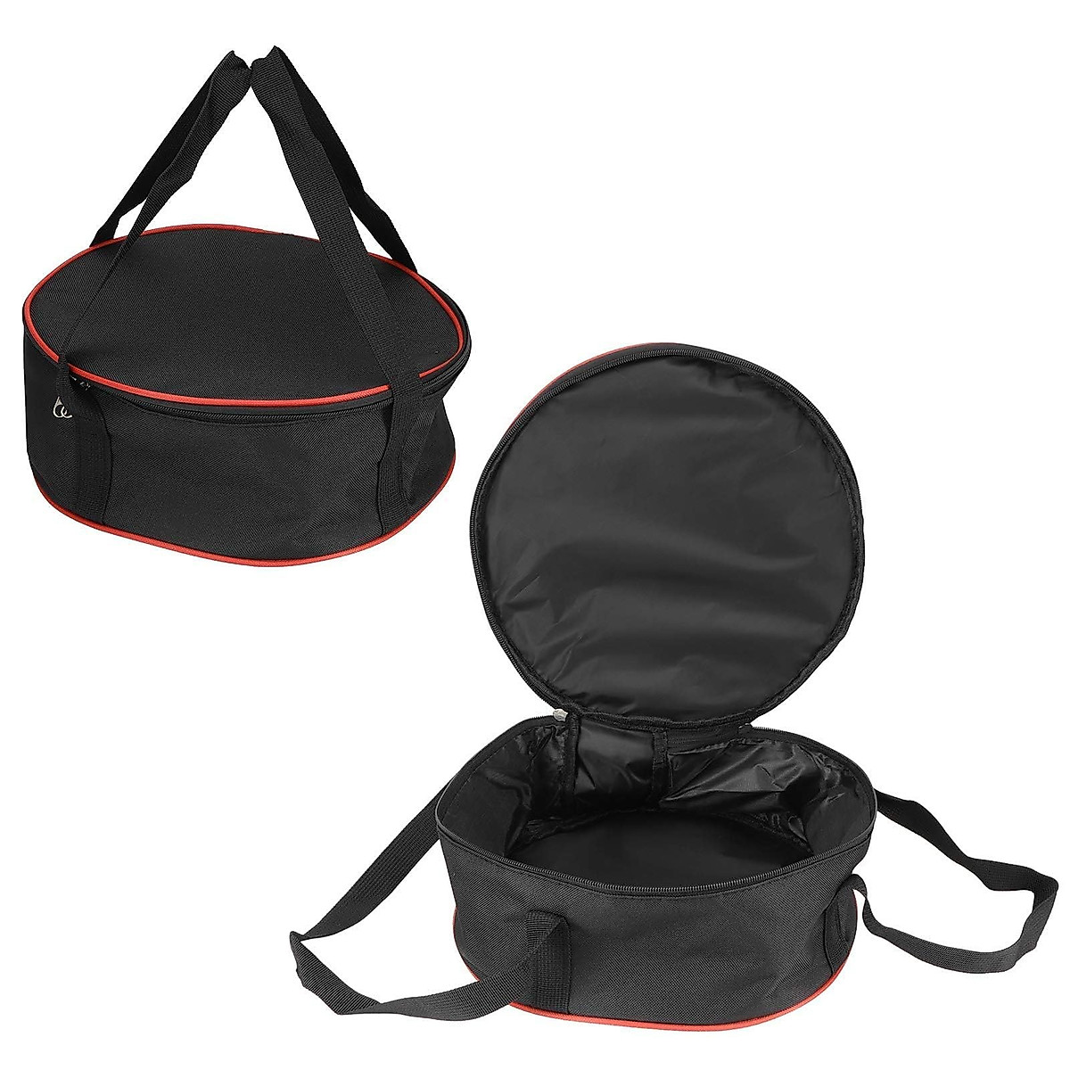 Dishes Storage Bag, China Storage Chest Round Crockery Storage Bag Plate Protectors Travel Bag Large Camping Tableware Dinnerware Bag Cupboard Storage Bag