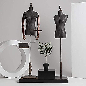 Female Sewing Tailors Dummy Dressmakers Dummies Tailors Dummy Display Professional Female Bust with Shoe Rack Pants Rack Female Mannequin
