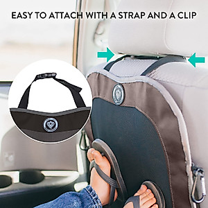 Prince Lionheart Backseat Kick Mat, Brown