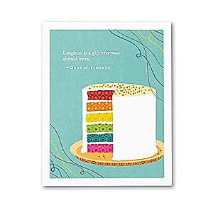 Compendium Positively Green 4-Pack of Birthday Cards - Forever Young, 4.25 in x 5.38 in, 4 Pieces